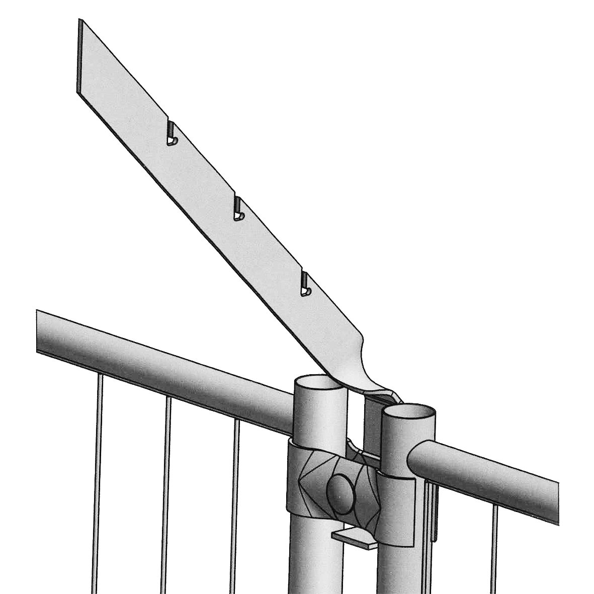 Stacheldrahthalterset PRO - EKRO - Gemeinsam sicher nach oben®